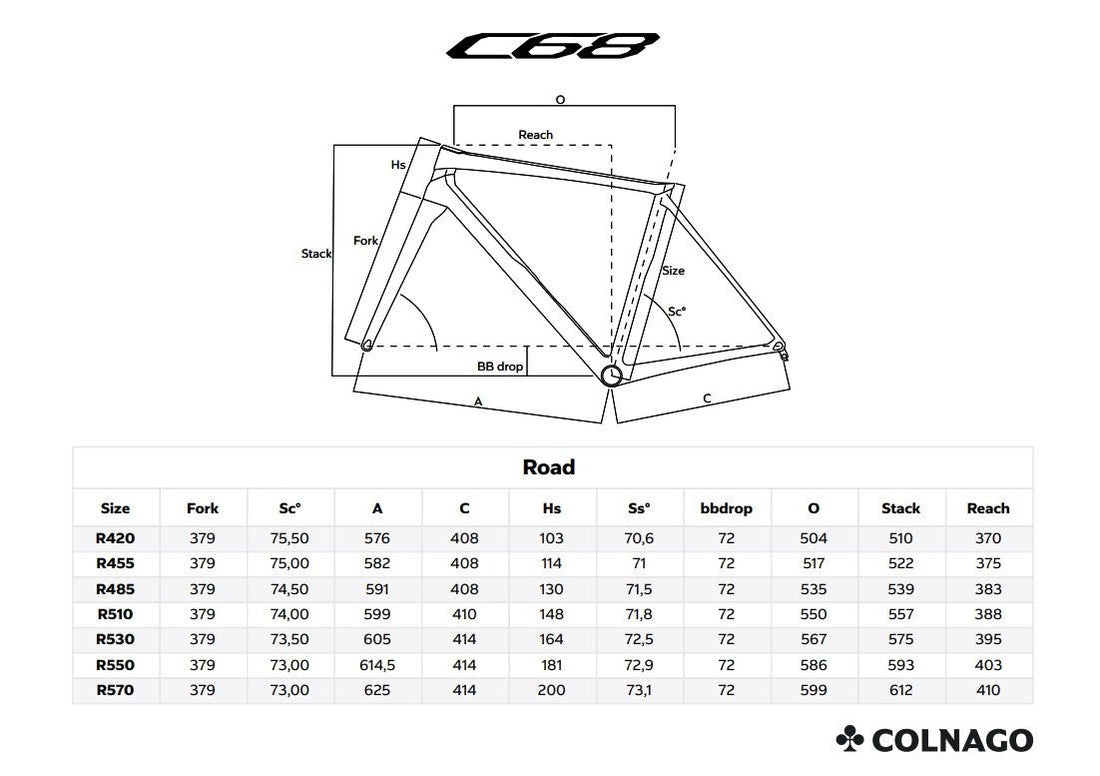 Colnago C68 ROAD TITANIUM DISC 2025 FRAMESET - C68 Ti – King Of The Watts